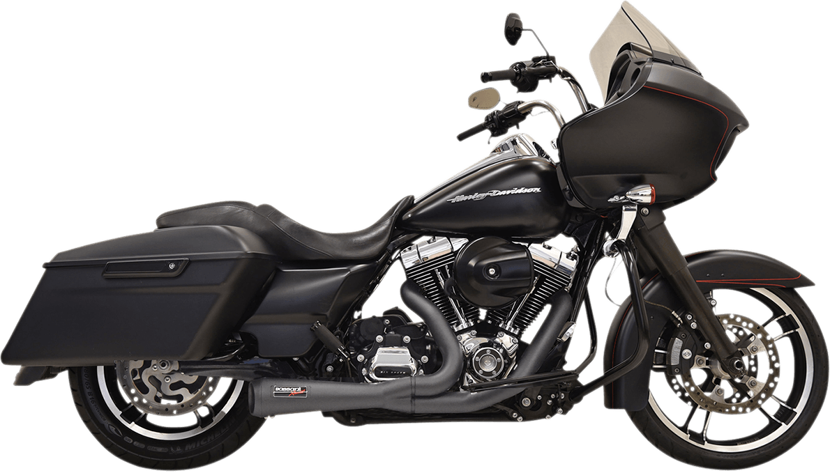 Bassani Manufacturing 1F52RB Short Road Rage 2-Into-1 Exhaust System - | sxspowersports