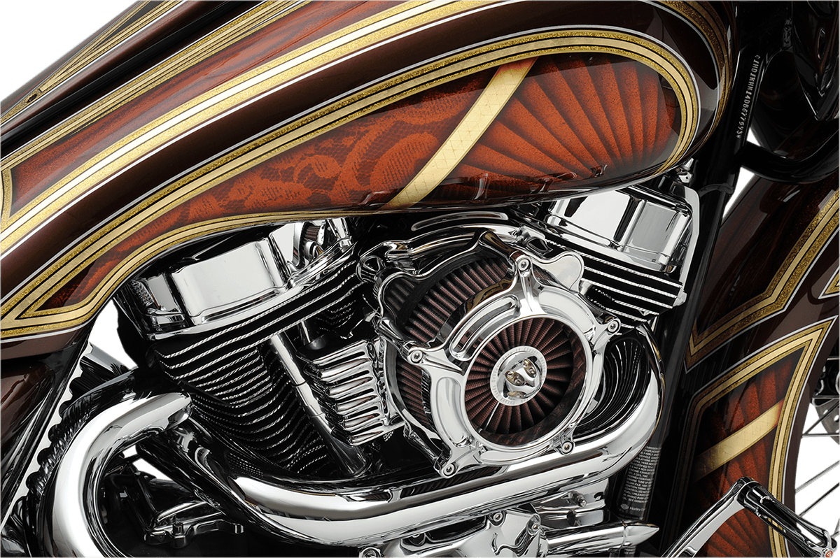 Covingtons C1282-C Finned Panhead-Style Valve Covers - Chrome ...
