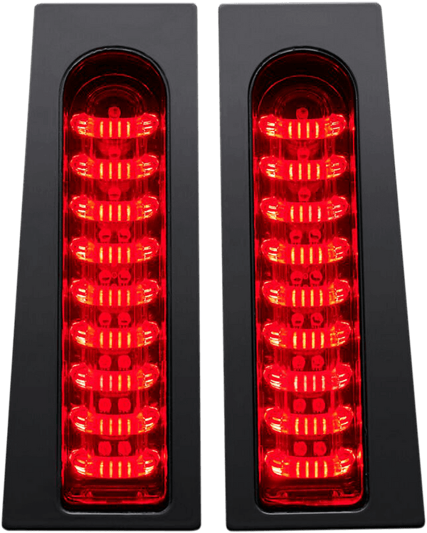 Custom Dynamics PB-FILL-R-C Probeam Fillerz Saddlebag LED Light - Red ...