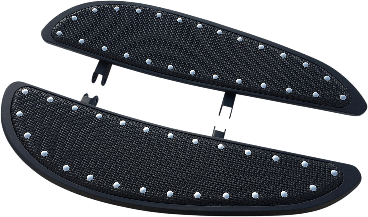 Cyclesmiths 104-SB Standard 19in. Banana Boards - Black with Rivets ...