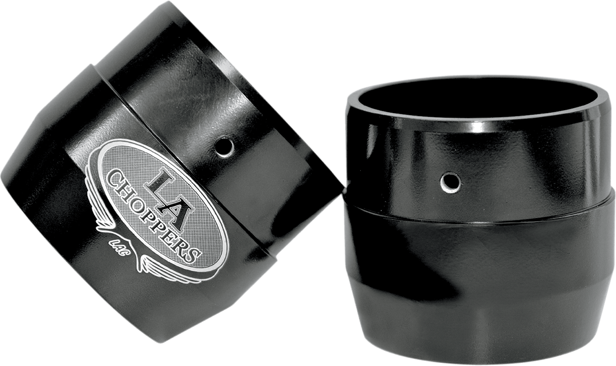 LA Choppers LA-1092-42B LAC Style 4in. End Cap - Gloss Black ...