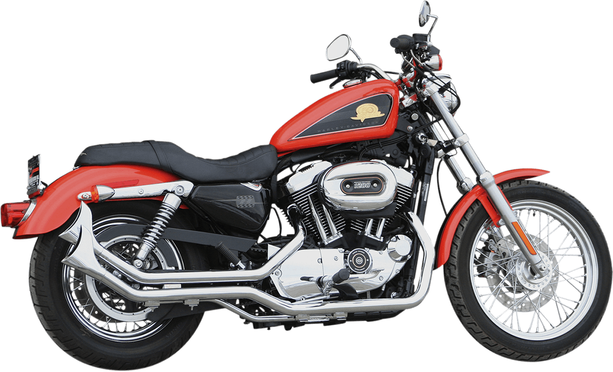 Paughco 7194SBS 1 3/4in. Side-by-Side Upsweep Fishtail Exhaust System ...