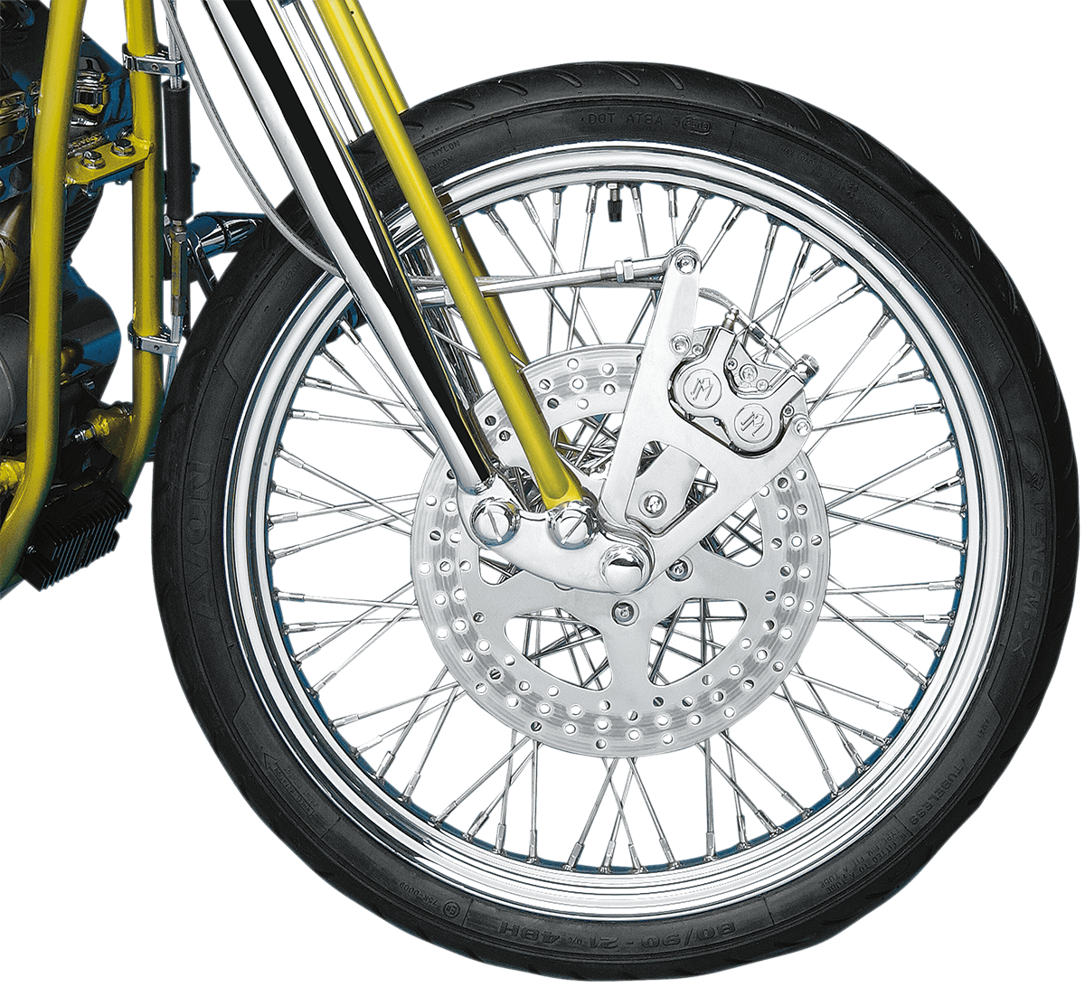 Performance Machine 1217-0017P Classic Single Disc Front Brake Caliper ...