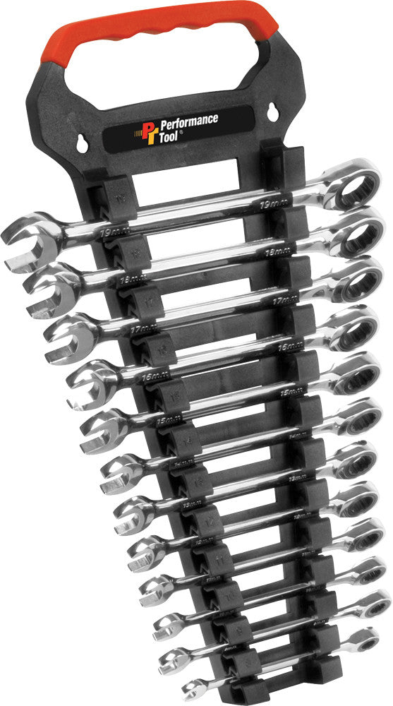 PERFORMANCE TOOL W30642 Metric Ratchet Wrench Set | sxspowersports