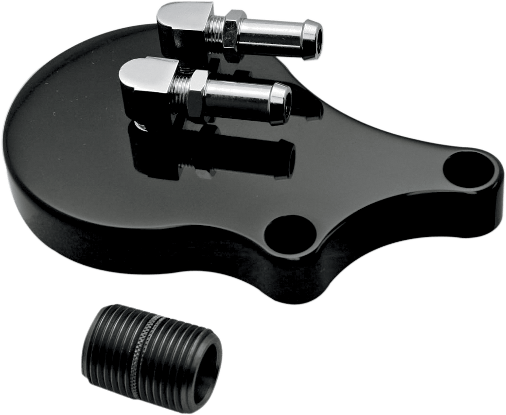 Pro-One Performance 203150B Slimline Billet Oil Filter Mount - Black ...