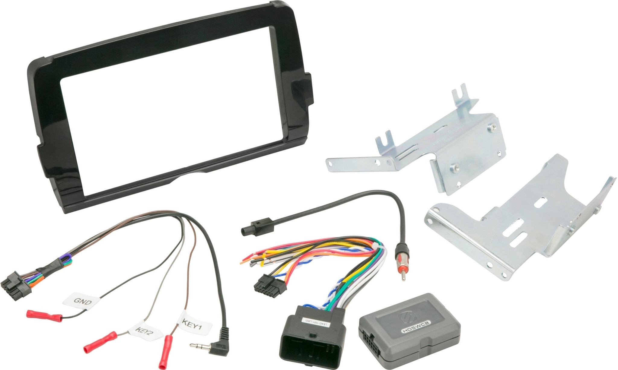 Scosche HD14UDDBN Double DIN Install Kit | sxspowersports